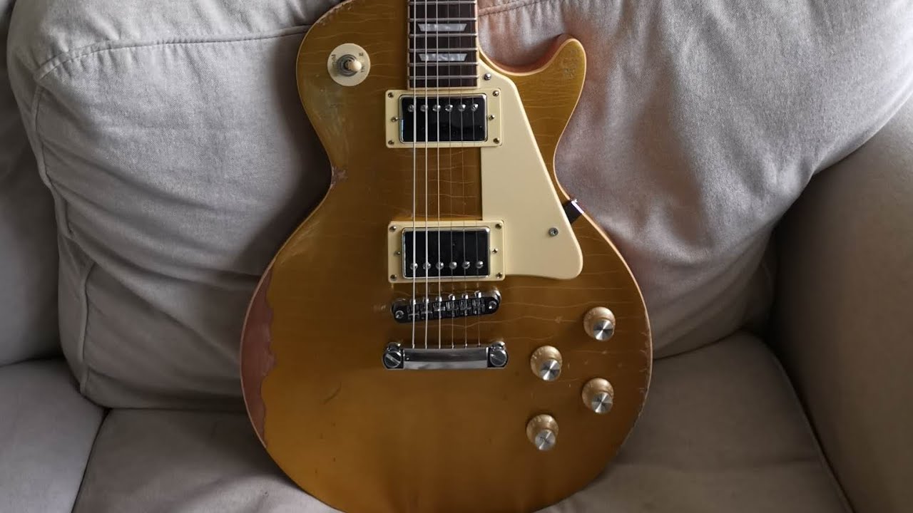 Chibson guitar that I bought for 150 dollars. - YouTube