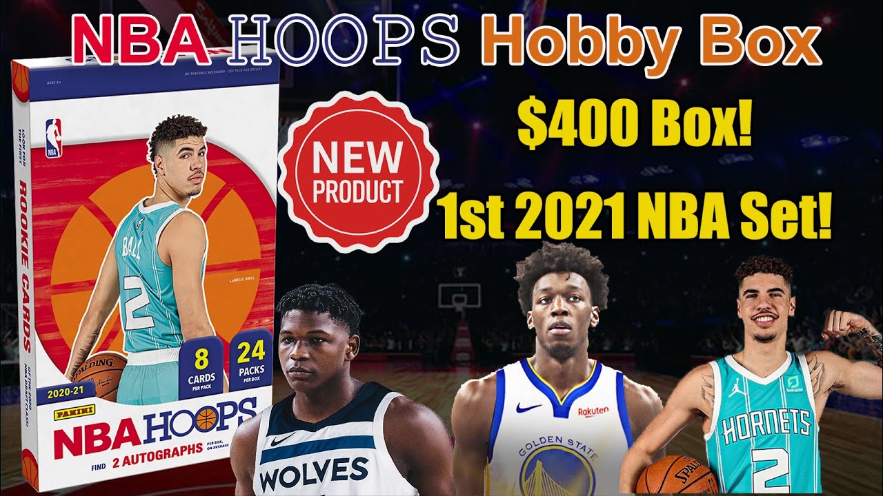 2020-21 NBA Hoops Hobby Box! New Release, First 2021 NBA Set - Review ...