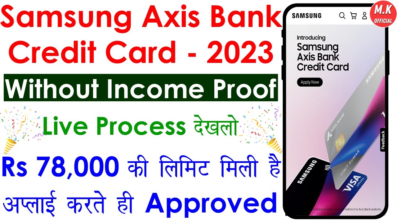 Samsung Axis Bank Credit Card Apply | Samsung Credit Card | Samsung ...