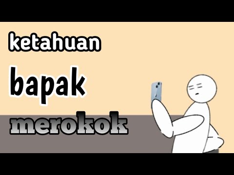 ketahuan bapak merokok