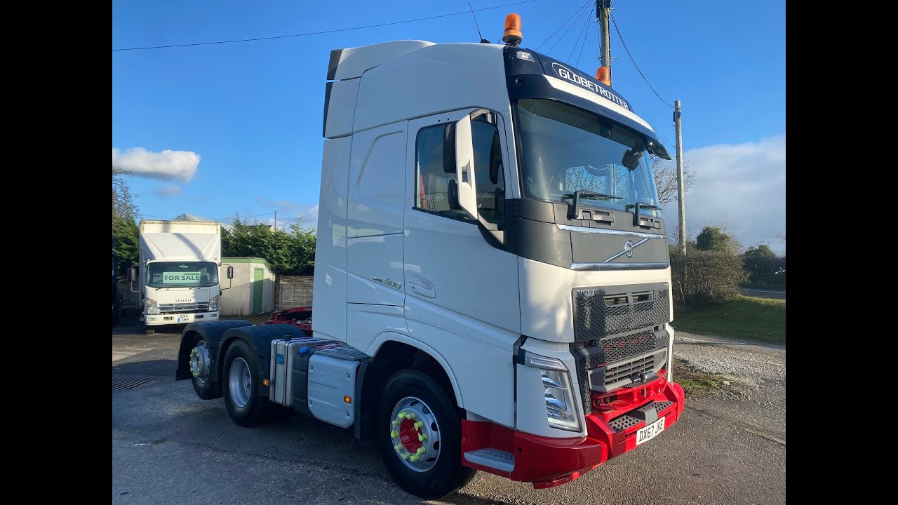 Volvo FH500 Tag axle tractor unit For Sale - YouTube