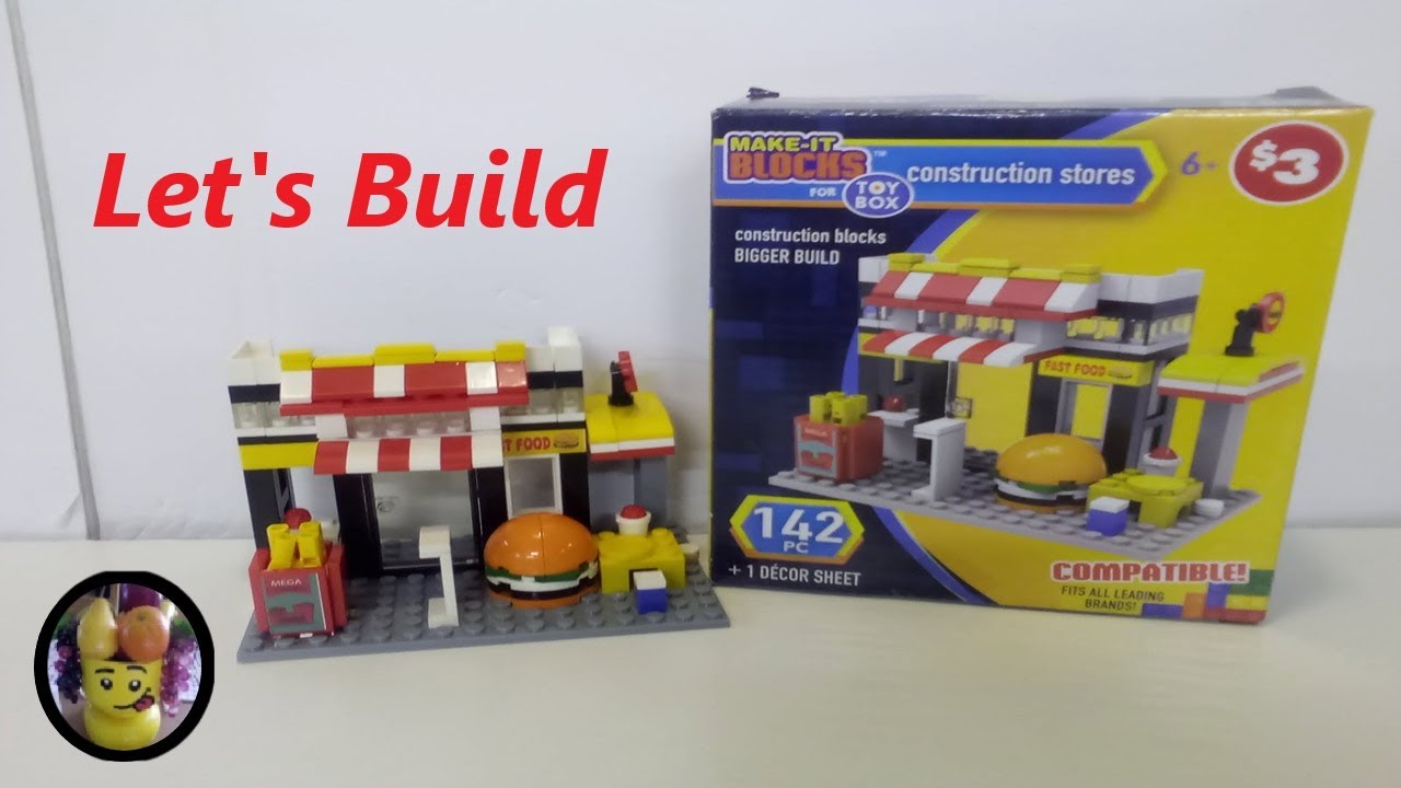 Building a Make It Blocks Fast Food Restaurant - YouTube