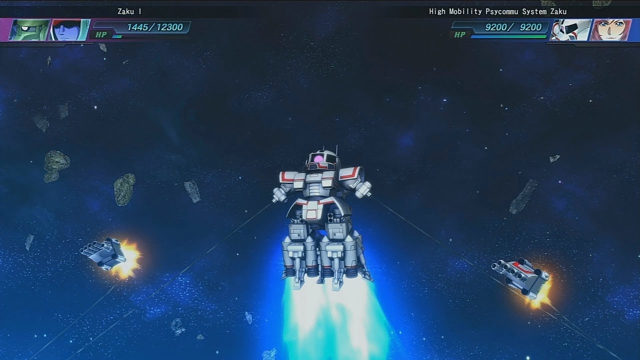 SD Gundam G Generation Genesis - Zanny, Bishop, Zaku Tank, Cannon and ...