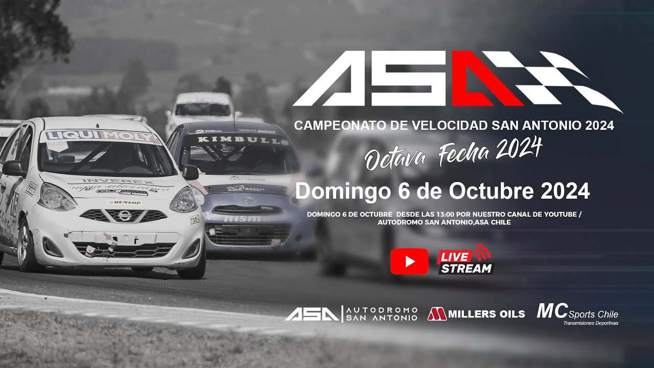OCTAVA FECHA: CAMPEONATO DE VELOCIDAD ASA SAN ANTONIO 2024 - YouTube