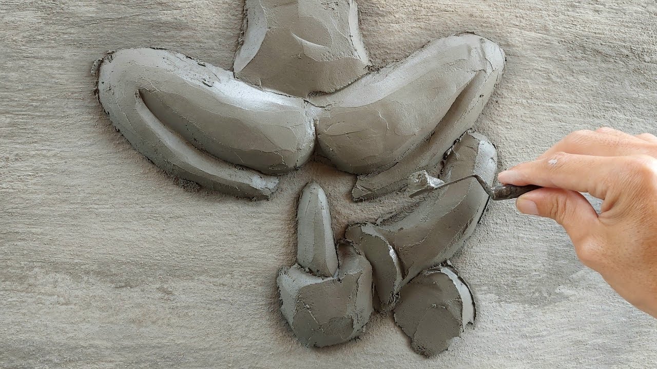 How I made a rabbit gnaw a carrot 🐰🥕 Floating Sand Cement - YouTube