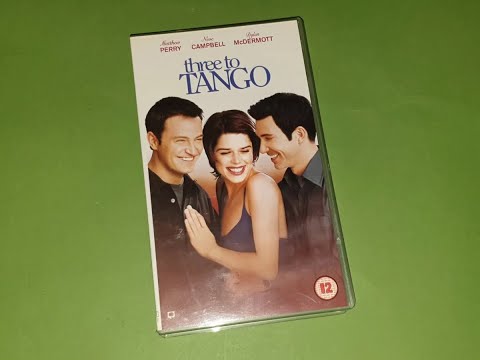 Opening to Three to Tango 2001 UK VHS (2002 Reprint, Redone with Our Samsung Multi Region VCR, RD)