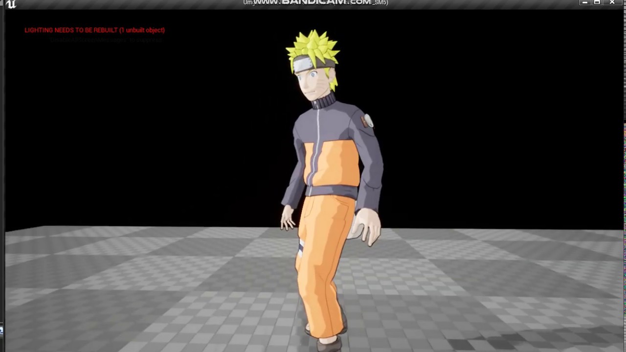 Ue4 Naruto cel shading test - YouTube