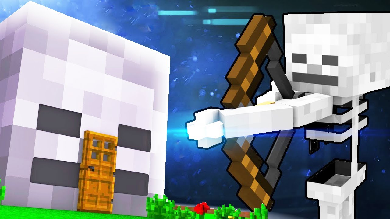 Minecraft ! CE Se AFLA In INTERIORUL Unui SCHELET Urias ?? - YouTube