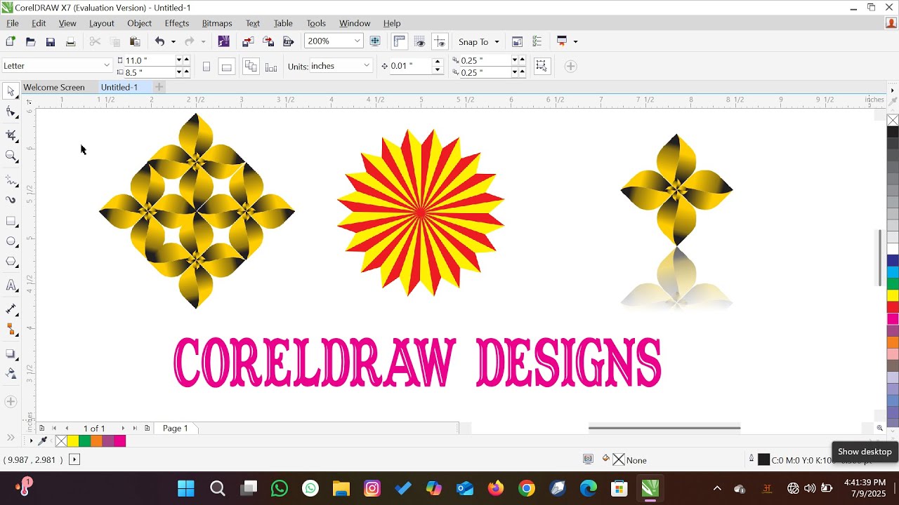BEST 3D DESIGN IN CORELDRAW // CORELDRAW से बनाए ऐसा डिज़ाइन बिलकुल ...