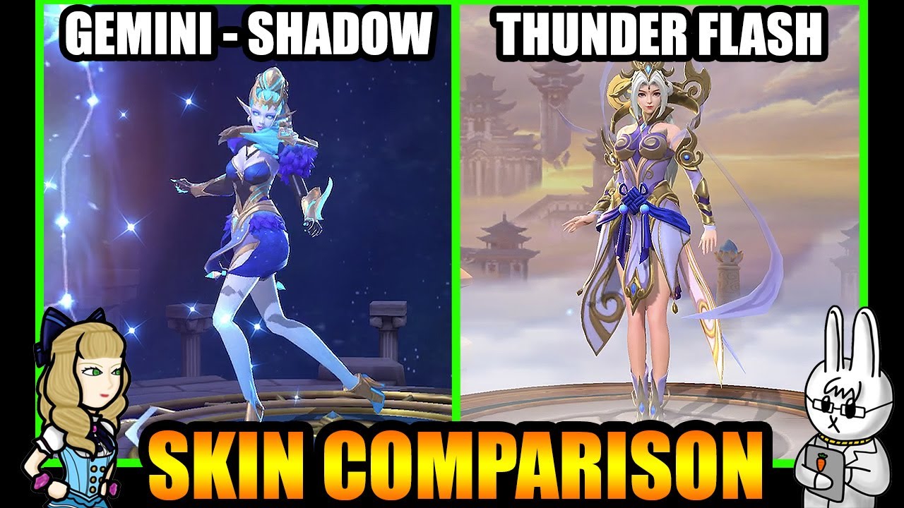 SELENA EPIC SKIN THUNDER FLASH EFFECTS VS. ZODIAC GEMINI - SHADOW ...