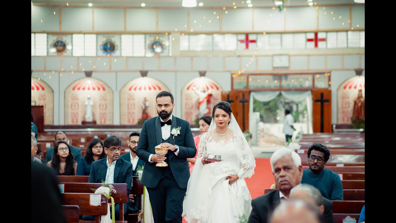 Neha weds Rahul - A Cinematic Christian Wedding Video - YouTube