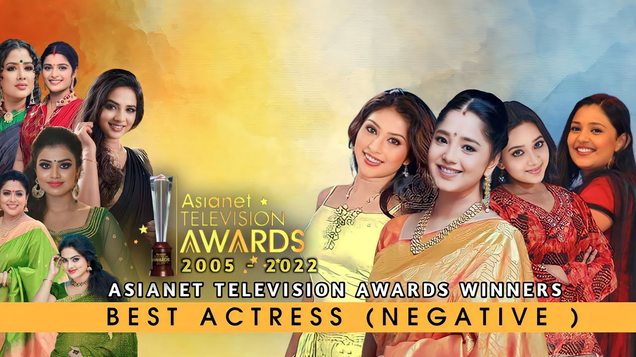 Asianet TV Awards || Best Actress Negative || Winners list - YouTube