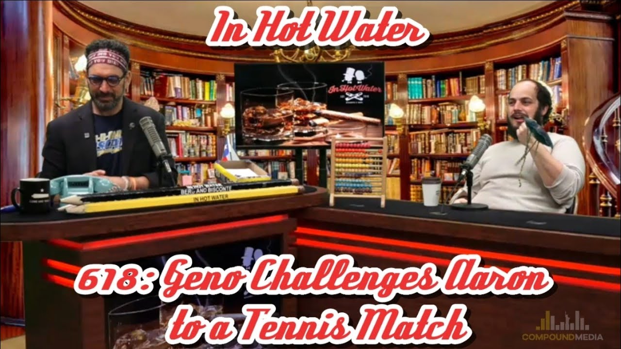 In Hot Water - Geno Challenges Aaron to a Tennis Match - YouTube
