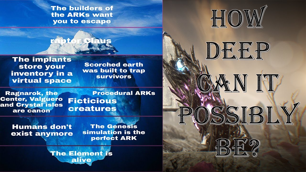 Ark Survival Evolved Ice berg. How deep does it go? Lets find out ...