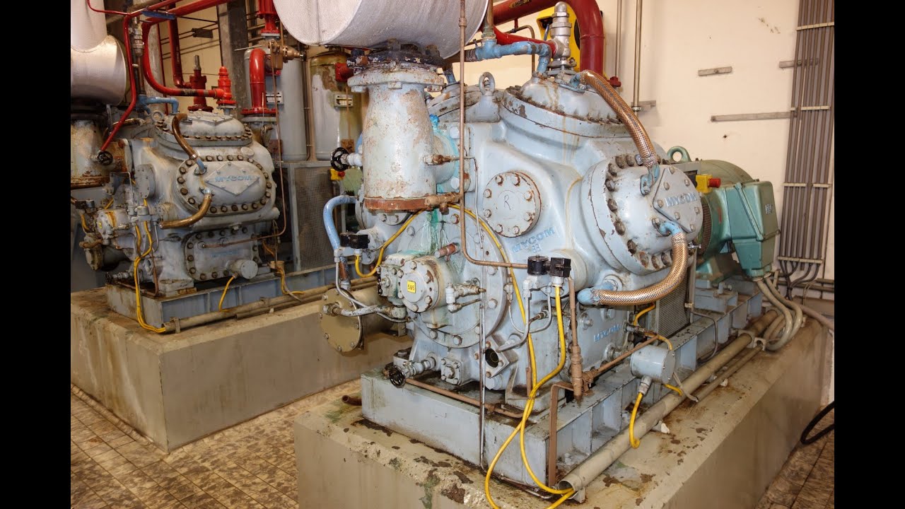 Reciprocating Compressor - Mycom N8BM - YouTube