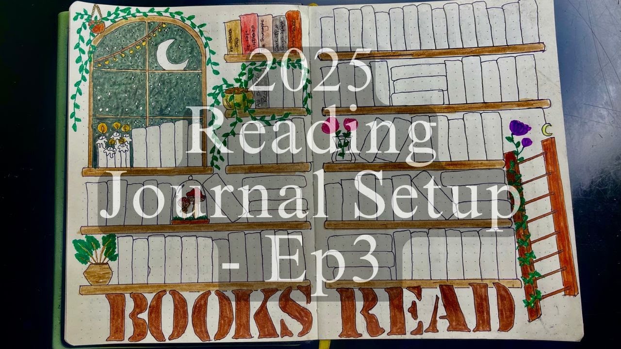 2025 Reading Journal Setup Ep3 || Books Read in 2025 Spread - YouTube