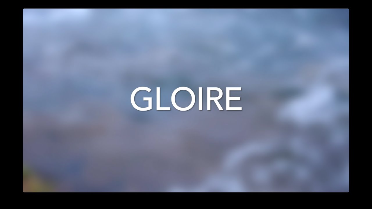 Gloire - HALO (Lyrics) - YouTube