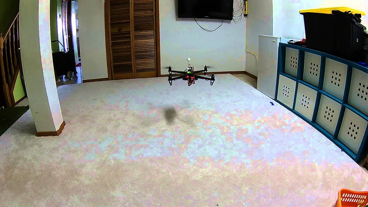 OpenPilot GCS 15 01 Quadcopter First Flight CC3D - YouTube