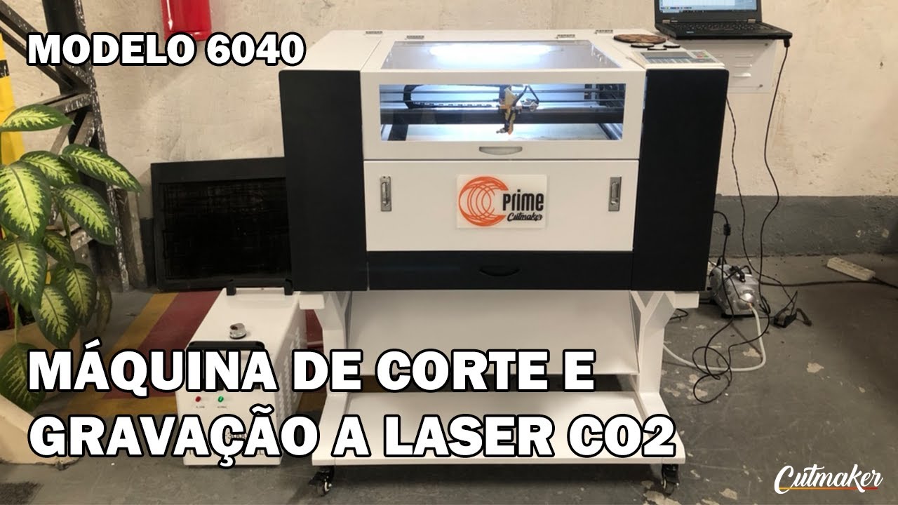 Máquina de Corte e Gravação a Laser CO2 | Modelo 6040 | Linha Prime ...