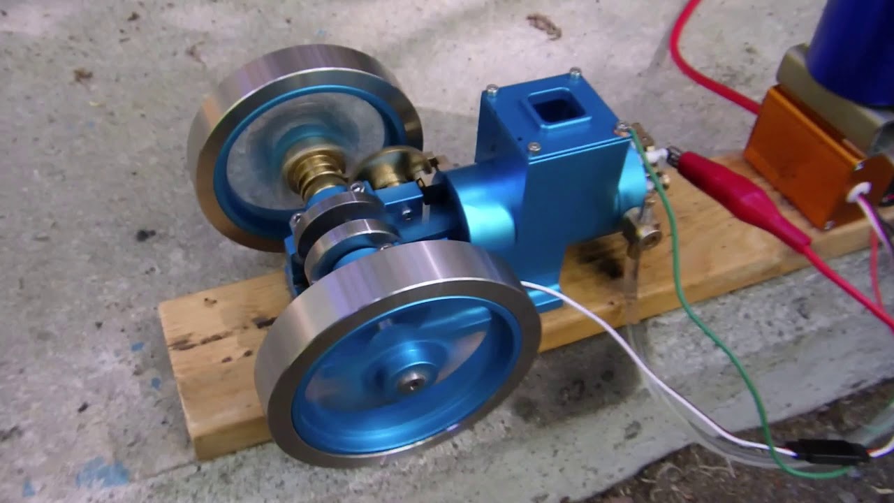 Model hit and miss engine - YouTube