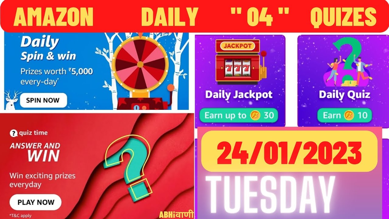 Amazon Funzone Coins Quiz Answers Today || Amazon Quiz Today || Amazon ...
