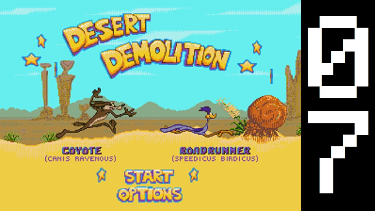 Let's Play Desert Demolition, Part 7: Buttes and Ladders (Wile E ...