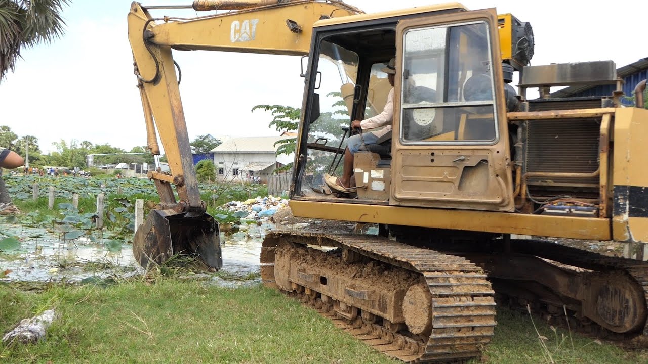 Amazing excavator caterpillar working - YouTube