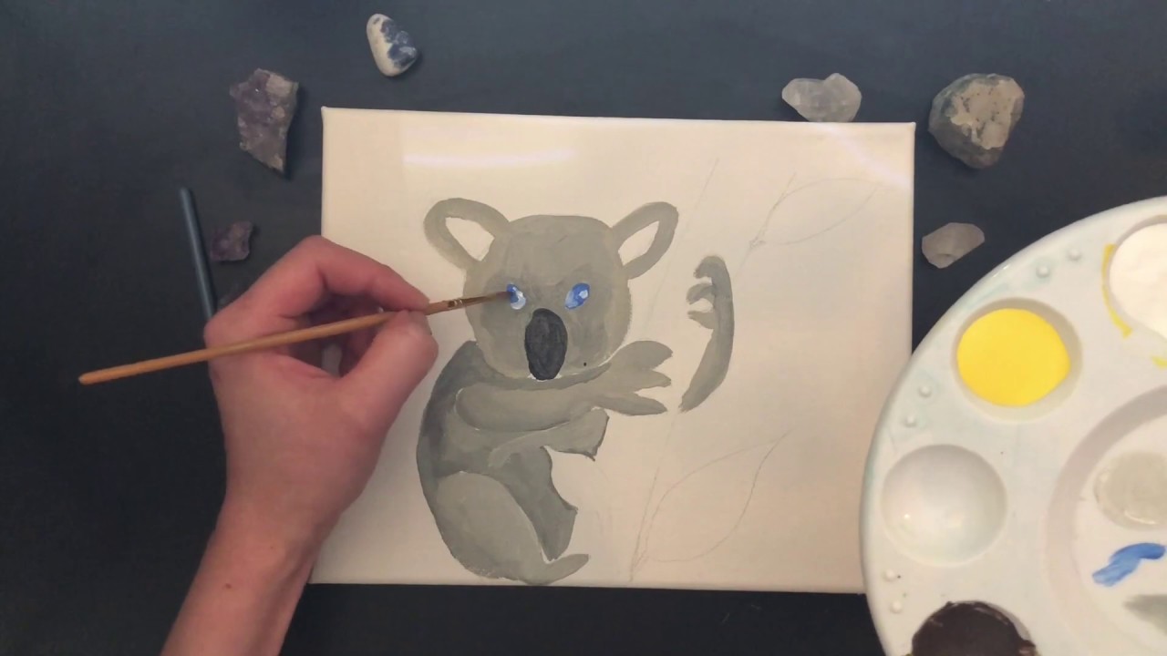WATCH ME PAINT: Koala - YouTube