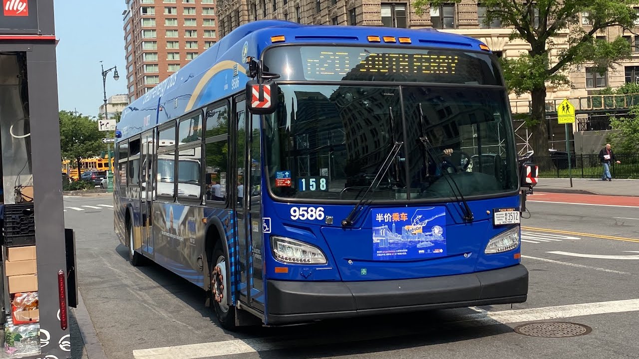 [LOAN] MTA MaBSTOA: 2021 New Flyer XDE40 #9586 on the M20 to South ...