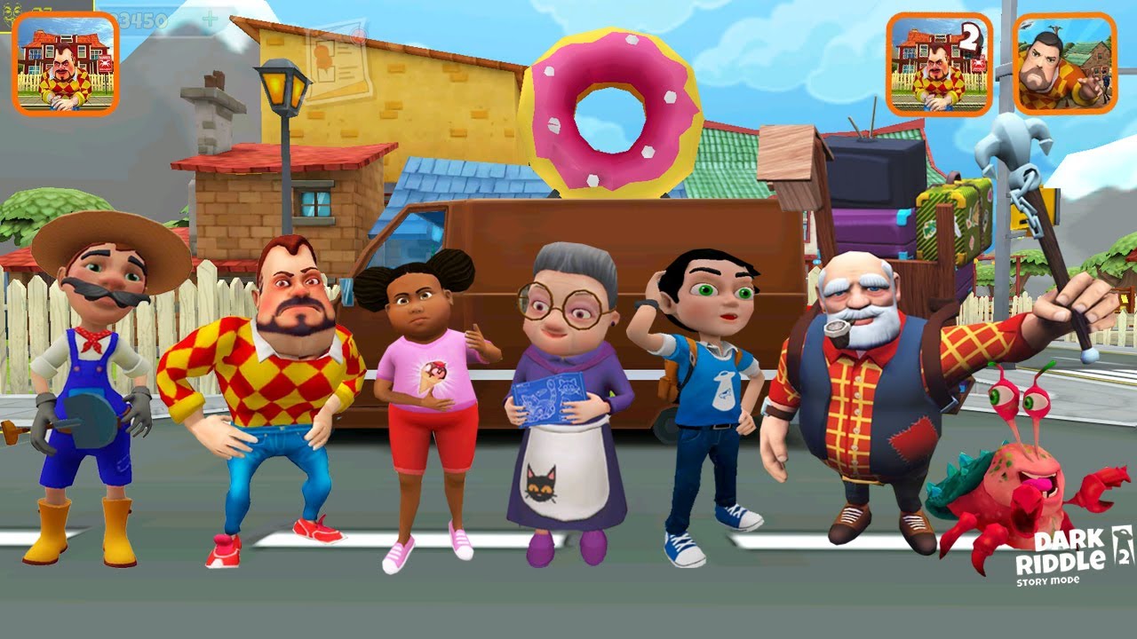 Dark Riddle 3 Chapter 5 ( MOD ALL SKINS ) Gameplay horror game guide ...