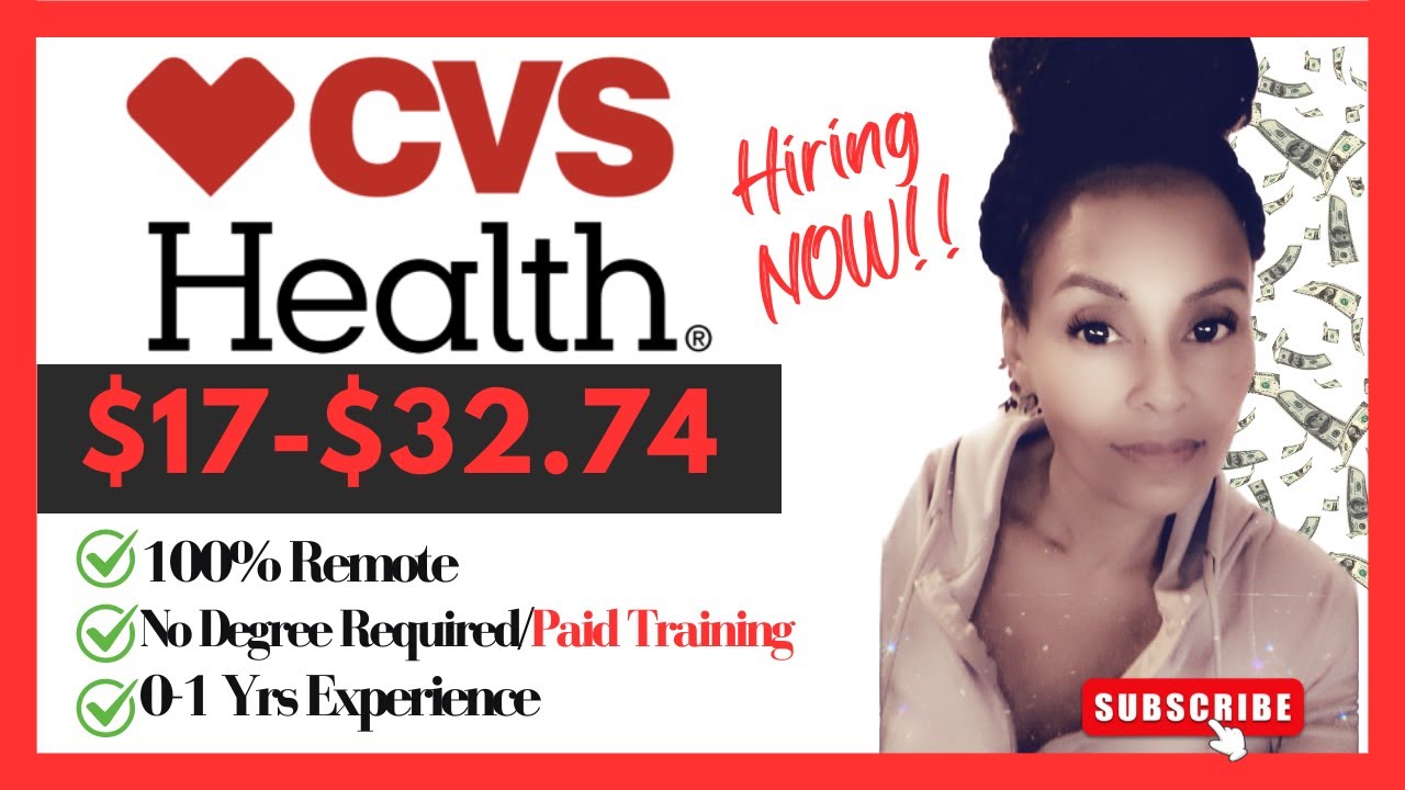 CVS Health is Hiring! Earn $32.74/hr with Paid Training—No Experience ...