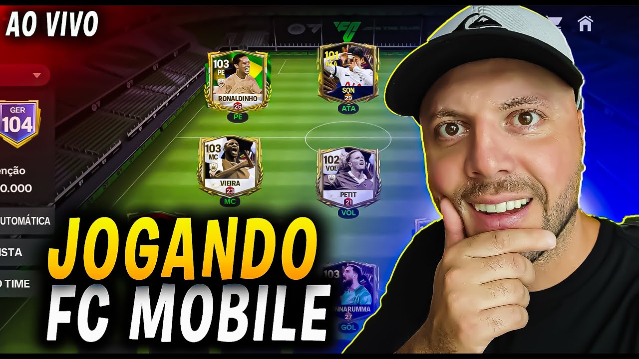 🤩 AO VIVO - JOGANDO FC MOBILE 24 - YouTube
