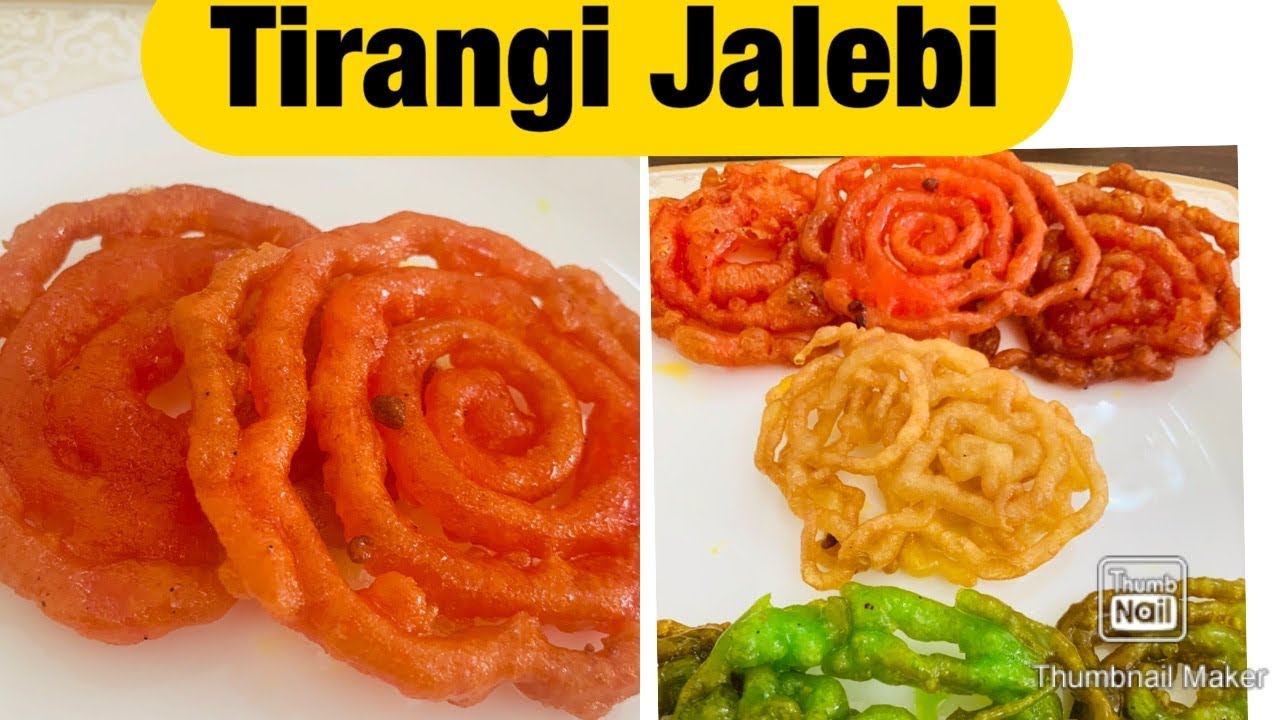 Tirangi Jalebi|Instant Jalebi recipe| Independence Day special Jalebi ...