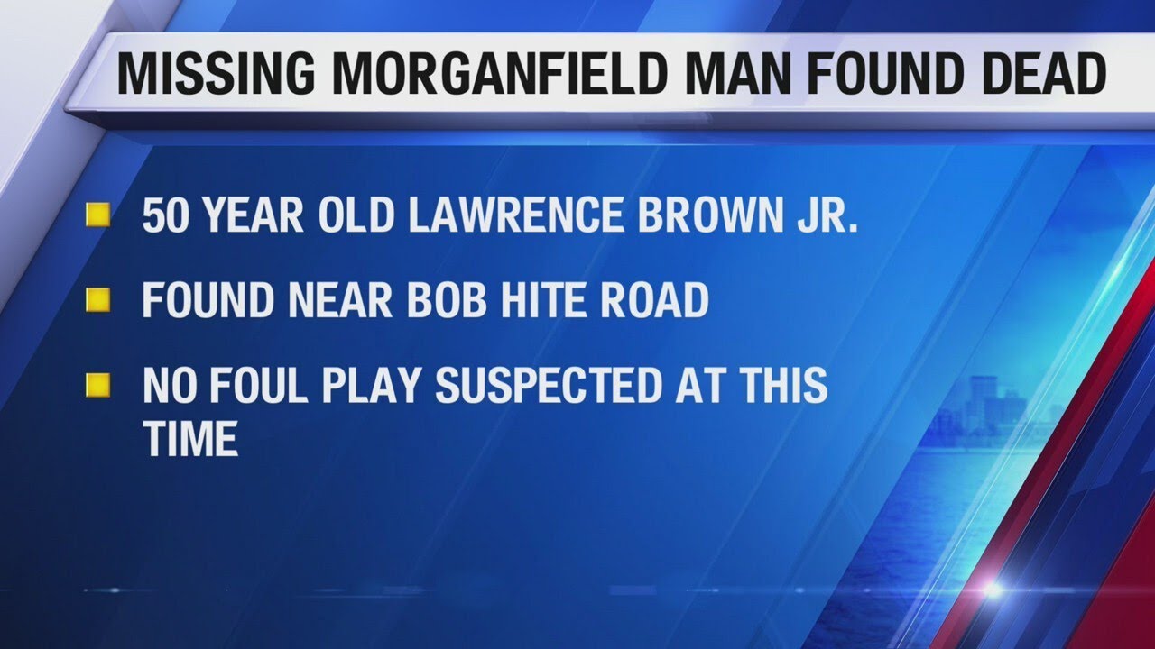 Missing Morganfield man found dead - YouTube