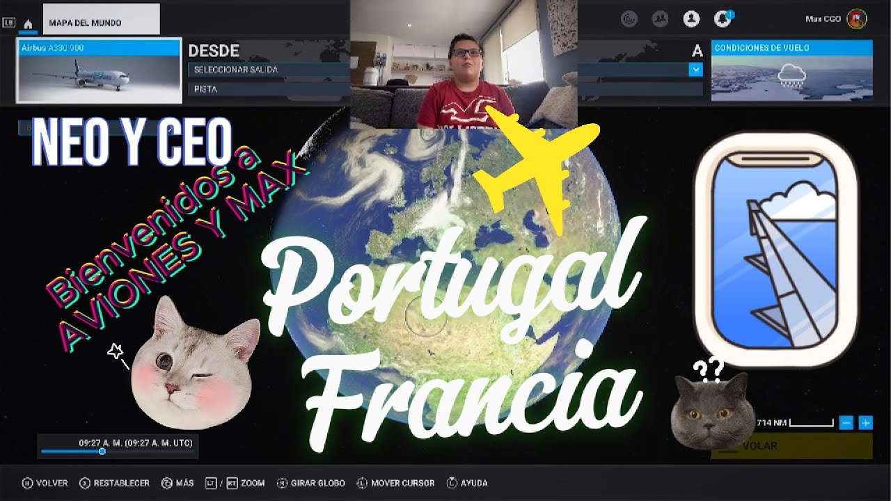 Mostrando diferencias de Airbus NEO/CEO en vuelo de Portugal a Francia ...