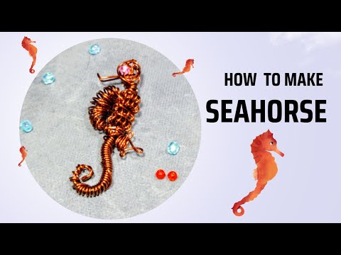 DIY wire Seahorse sculpture | Handmade craft idea | Unique and easy ...