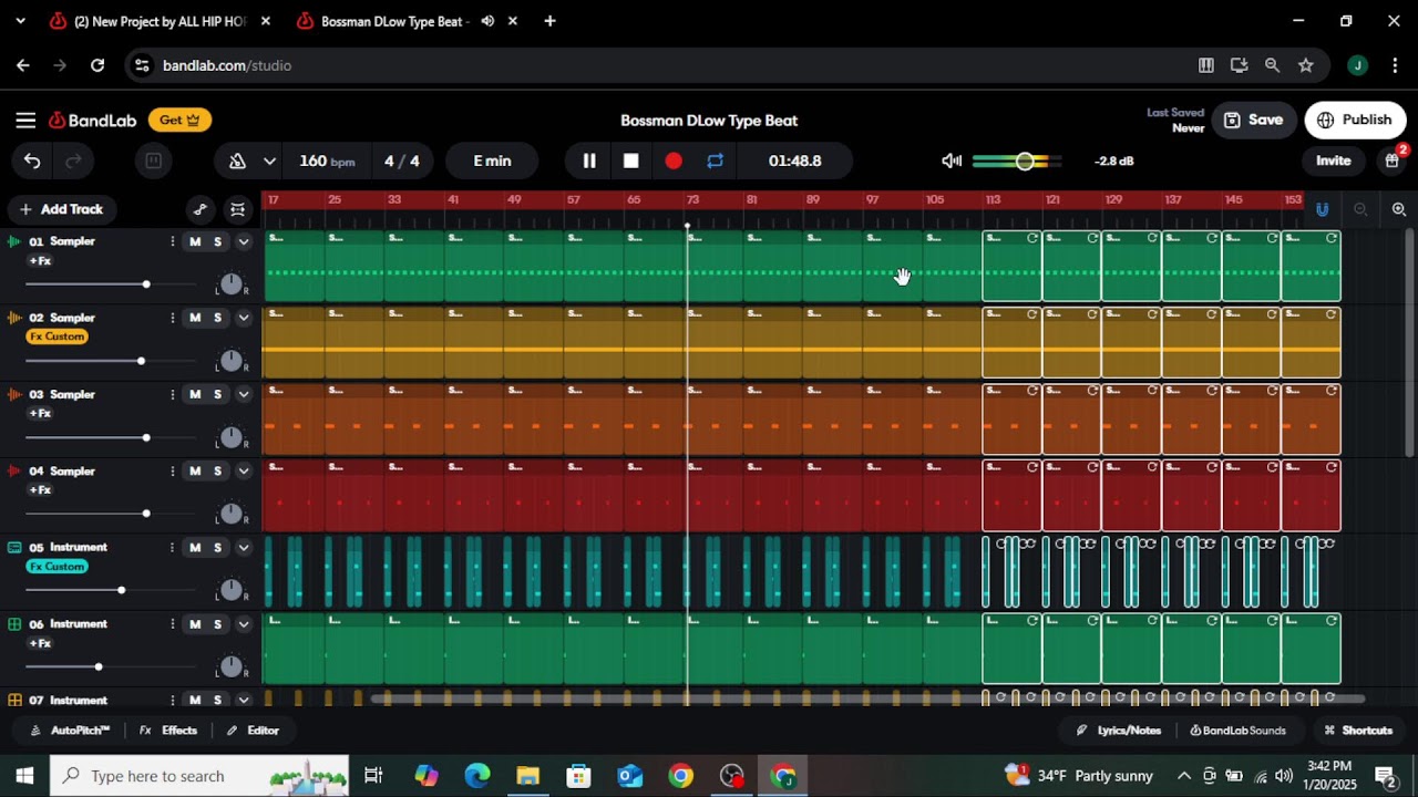 Live Trap Beat Session | BandLab Melody Samples + Custom Production 🔥🎹 ...