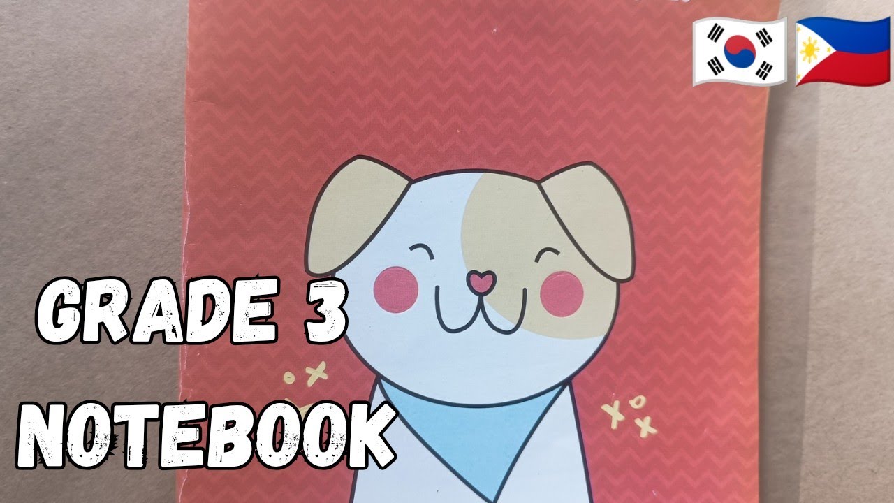 Grade 3 Notebook in the Philippines🇵🇭 - YouTube