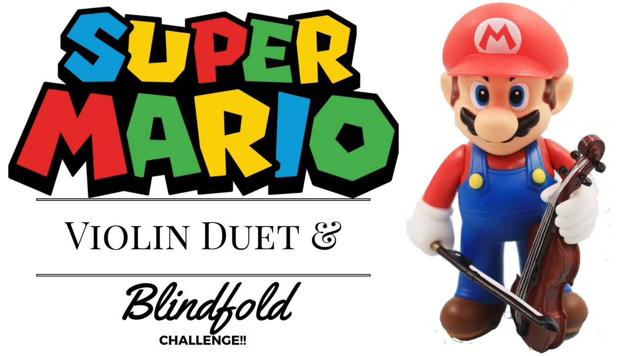 SUPER MARIO BROS ON VIOLIN | THE BLINDFOLD CHALLENGE!! - YouTube
