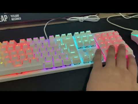 Review teclado gamer Ninja LEAP da terabyte - YouTube