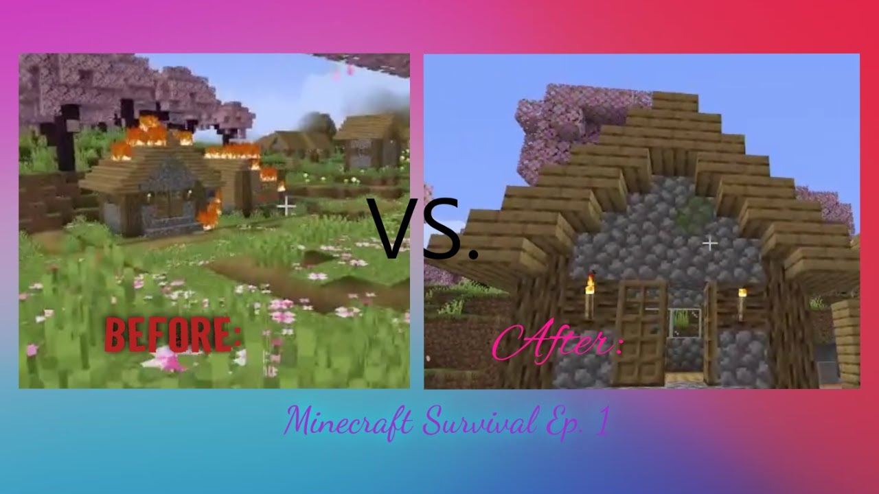 Rebuilding the Village! Minecraft Survival Ep. 1 - YouTube