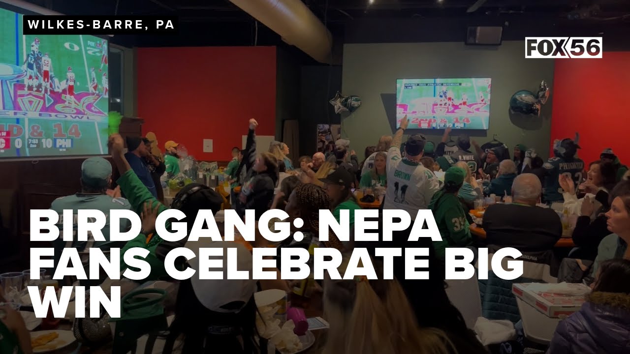 NEPA Bird Gang flocks to celebrate big win - YouTube