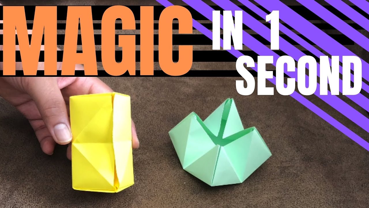 How To Make A Easy Origami Transforming Flexahedron - YouTube