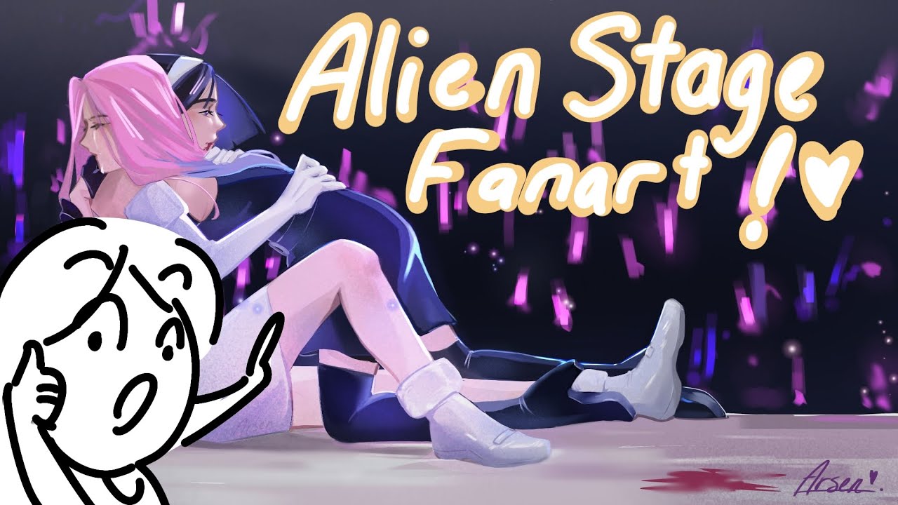 ☆🌷🌸 Speedpaint of Alien Stage Fanart + Commentary • Ibis Paint X🌸 - YouTube