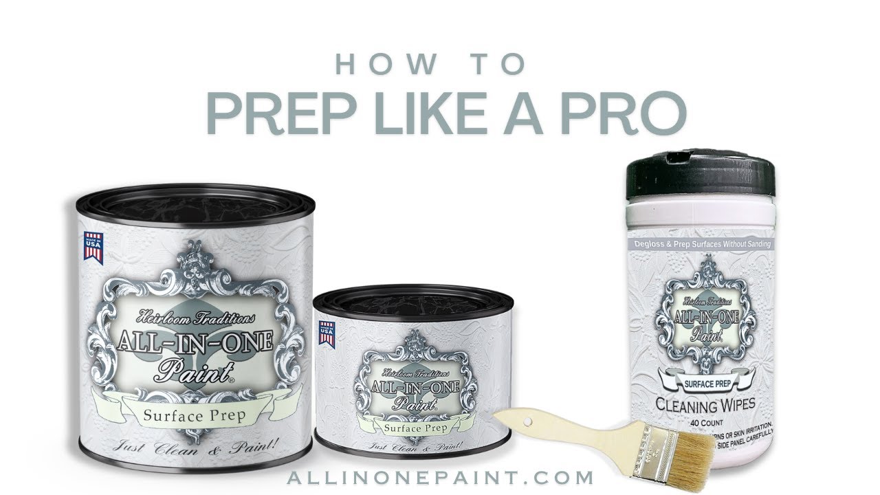 The fastest way to prep a surface for painting! - YouTube
