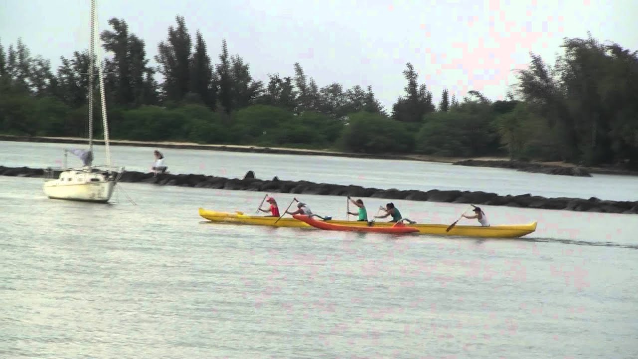 Manu Practice outrigger OC6 #1 - YouTube