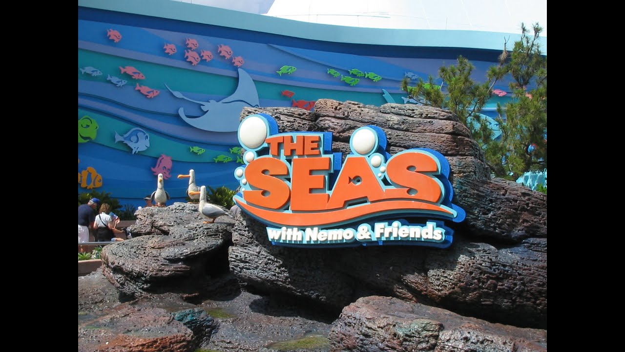 The Living Seas with nemo & Friends Full Ride & Queue plus gift shop ...