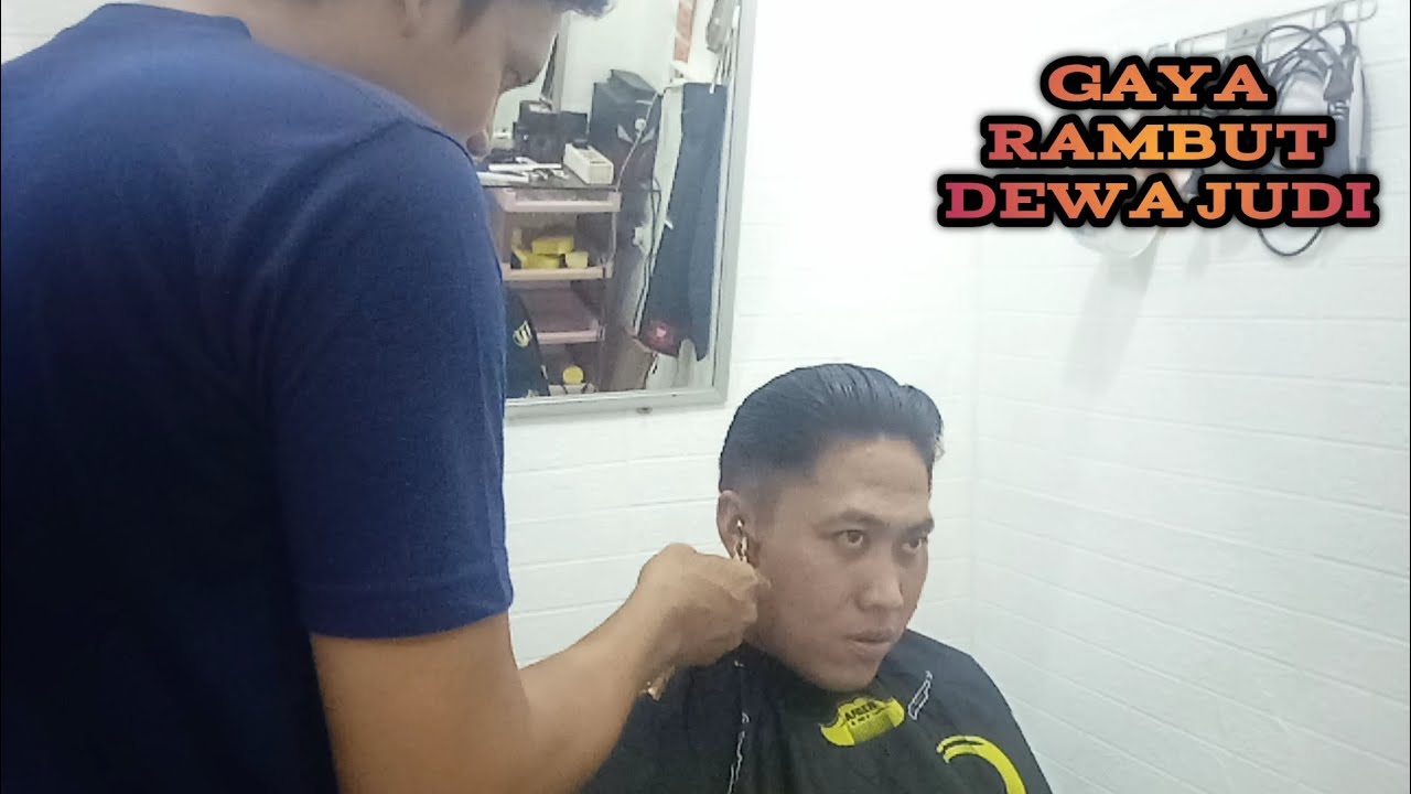 Potong rambut pria keren | Gaya rambut dewa judi🔥 - YouTube
