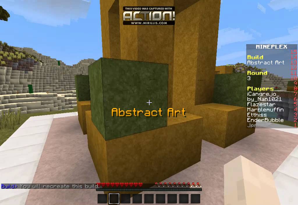 speed builders mineplex MC - YouTube