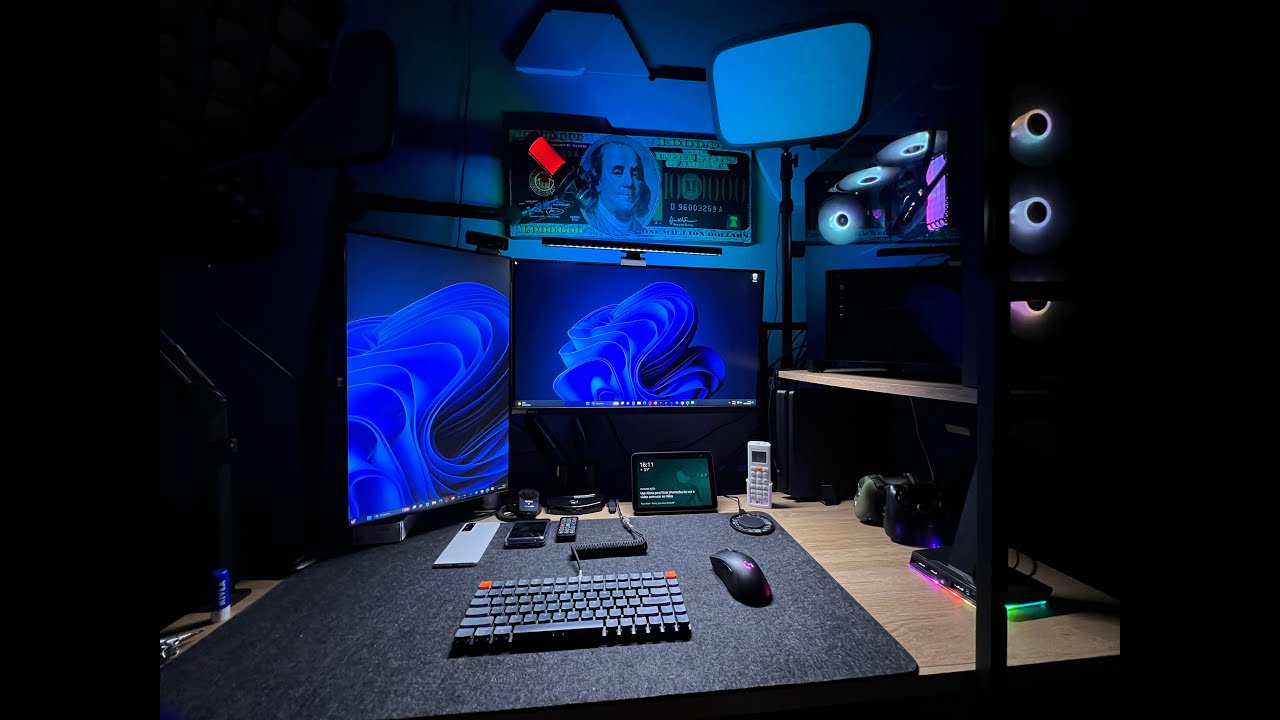 Deixando o Setup Mais Bonito Com a LightBar - BlitzWolf BW-CML2 Pro RGB ...